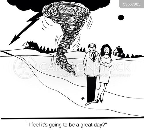 Storm On The Horizon Cartoons and Comics - funny pictures from CartoonStock