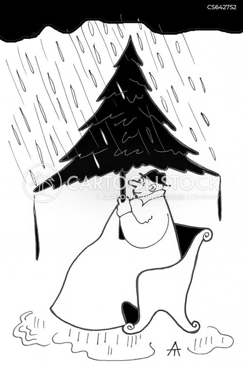 Tree Umbrella Cartoons and Comics - funny pictures from CartoonStock