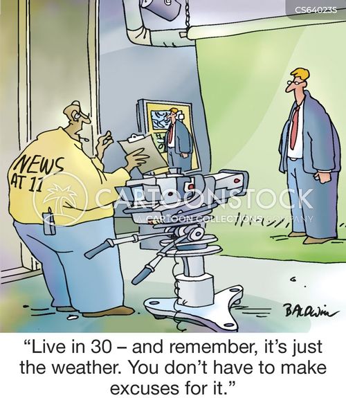 Weathercaster Cartoons and Comics - funny pictures from CartoonStock