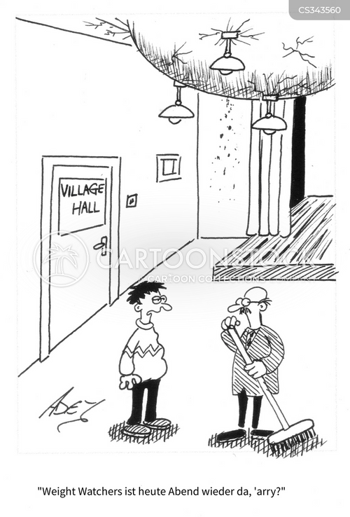 Cartoons und Karikaturen mit Weight Watchers