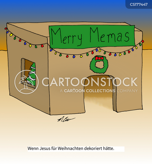 Cartoons und Karikaturen mit Ad Hoc Dekorationen