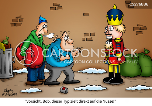 Cartoons und Karikaturen mit Der Nussknacker-suite
