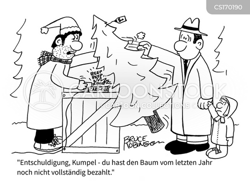 Cartoons und Karikaturen mit Baumfarm