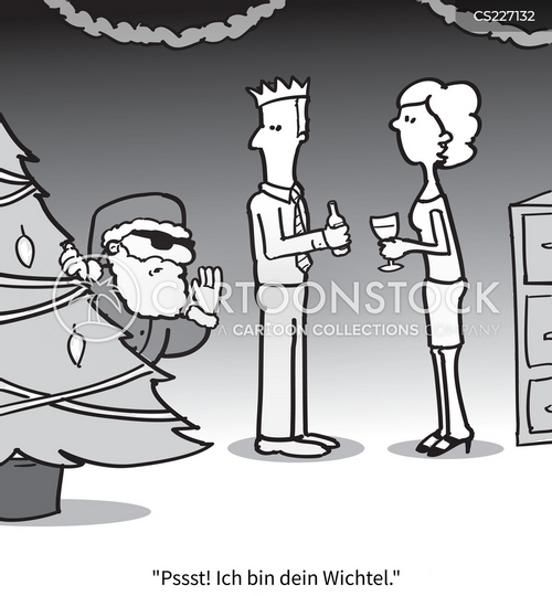 Cartoons und Karikaturen mit Wichteln