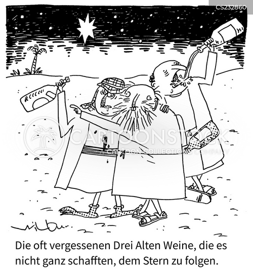 Cartoons und Karikaturen mit Die Drei Könige