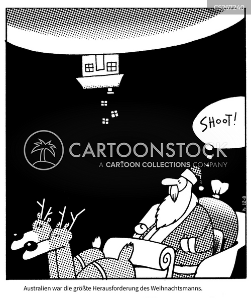 Cartoons und Karikaturen mit Down Under