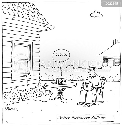 Cartoons und Karikaturen mit Netzwerke