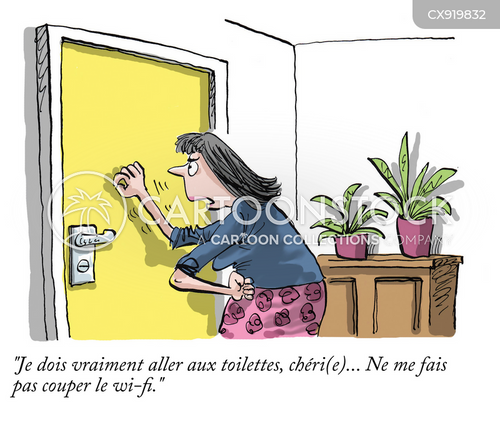 Dessins humoristique et caricaturés avec Connexion Par Modem
