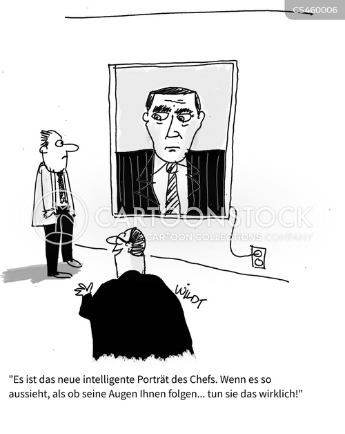 Cartoons und Karikaturen mit Augen Folgend