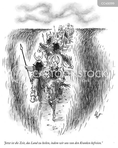 Cartoons und Karikaturen mit Menschlichkeit