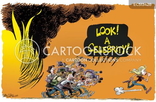 Celebrity Homes Burn Cartoons and Comics - funny pictures from CartoonStock