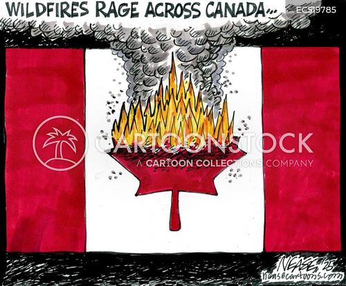 Wildfire Crisis Cartoons and Comics - funny pictures from CartoonStock