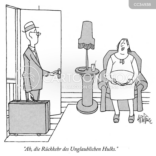 Cartoons und Karikaturen mit Over Packing