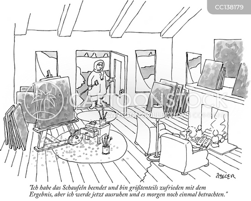 Cartoons und Karikaturen mit Ausruhen