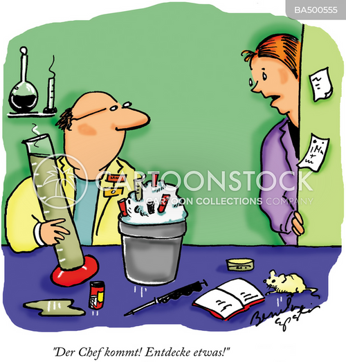 Cartoons und Karikaturen mit Entdeckungen