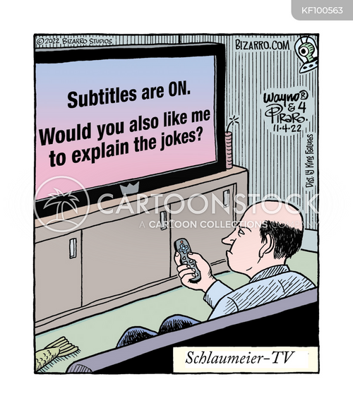 Cartoons und Karikaturen mit Smart-tvs
