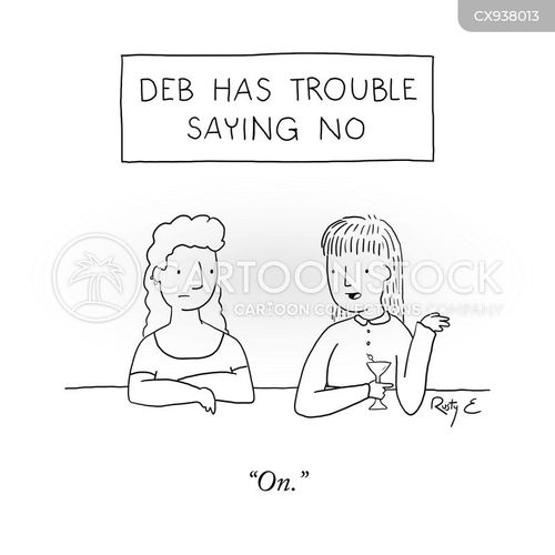 Saying No Cartoons and Comics - funny pictures from CartoonStock