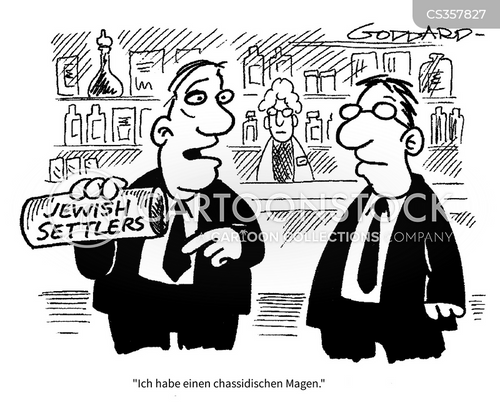 Cartoons und Karikaturen mit Chassidisch