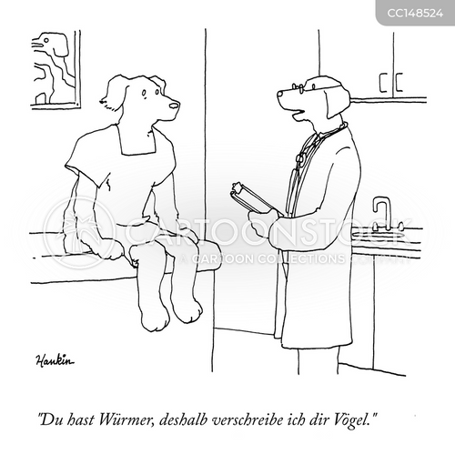 Cartoons und Karikaturen mit Hundeschwanz