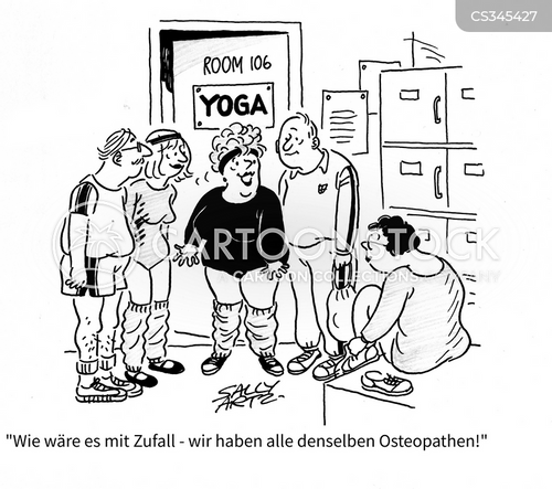 Cartoons und Karikaturen mit Osteopathischer Arzt