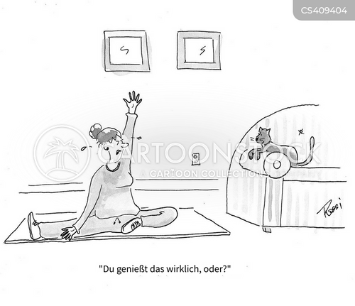 Cartoons und Karikaturen mit Flexible Pose