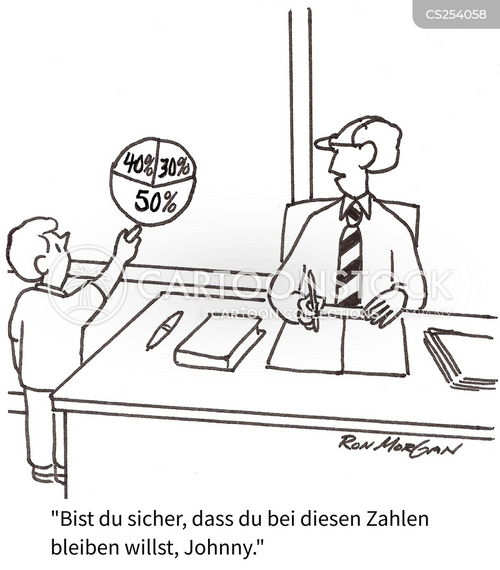 Cartoons und Karikaturen mit Statistiklehrer