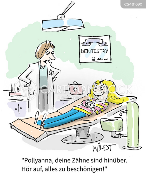 Cartoons und Karikaturen mit Pollyanna