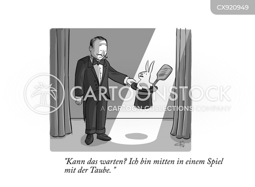 Cartoons und Karikaturen mit Assistent Des Zauberers