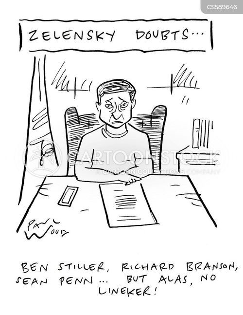 Volodymyr Zelensky Cartoons and Comics - funny pictures from CartoonStock