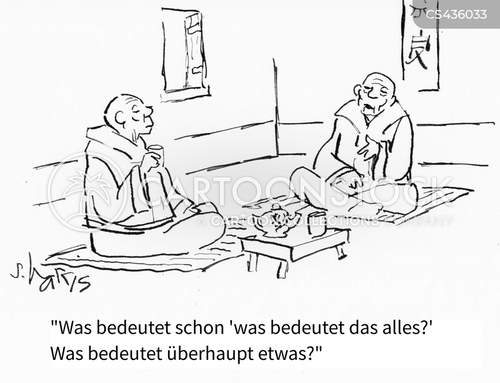 Cartoons und Karikaturen mit Ki-existenzialismus