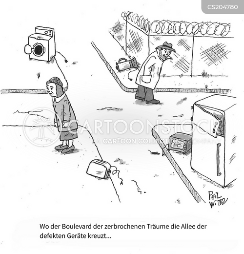 Cartoons und Karikaturen mit Boulevard