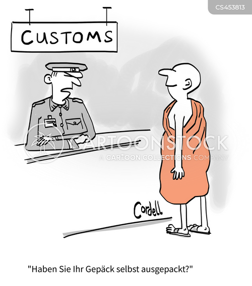 Cartoons und Karikaturen mit Zollabgabe
