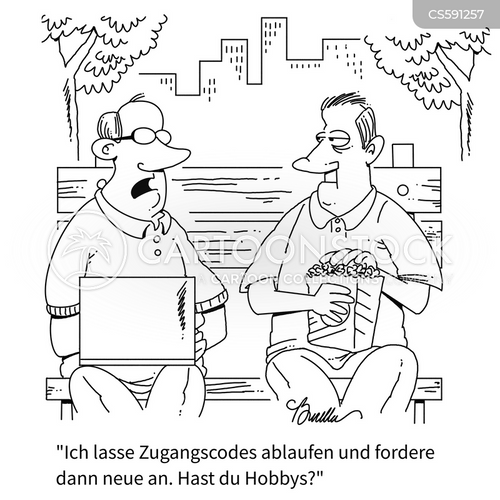 Cartoons und Karikaturen mit Codes
