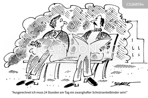 Cartoons und Karikaturen mit Kompulsives Verhalten